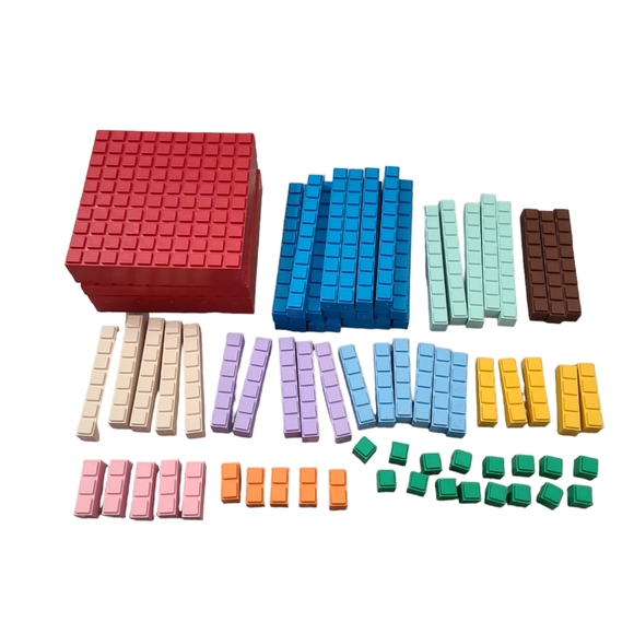 math u see | Other | Math U See Manipulatives Integer Blocks ...